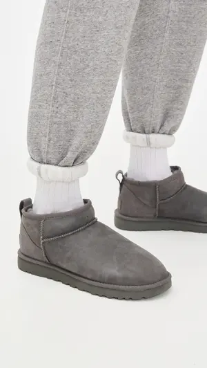 UGG Classic Ultra Mini Boots - Grey