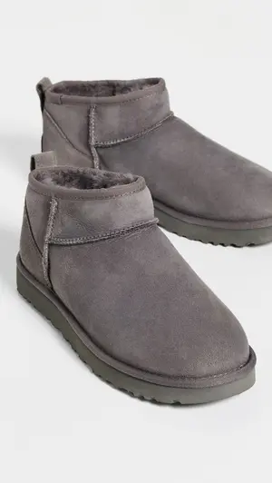 UGG Classic Ultra Mini Boots - Grey