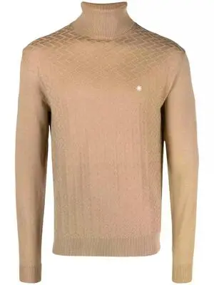 MANUEL RITZ Logo-embroidered Wool Jumper