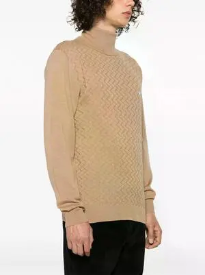 MANUEL RITZ Logo-embroidered Wool Jumper