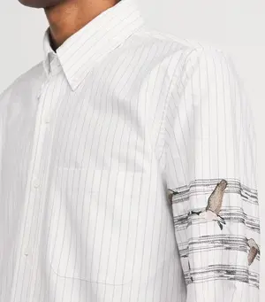 Thom Browne Cotton Embroidered Geese Shirt