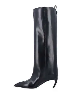 Attico Pointed Toe Mid-calf Boots