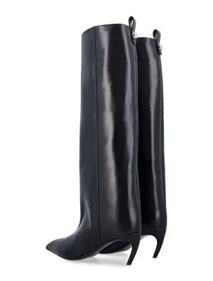 Attico Pointed Toe Mid-calf Boots