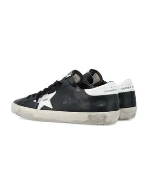 GOLDEN GOOSE Super-star Leather Sneakers - Black