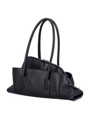 Attico La Passeggiata Small Tote Bag - Black