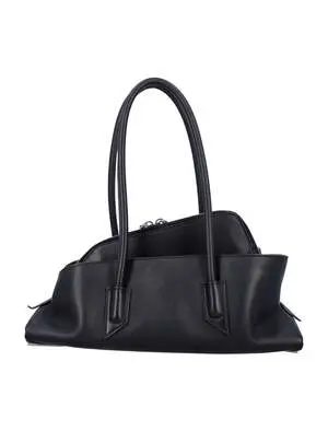 Attico La Passeggiata Small Tote Bag - Black