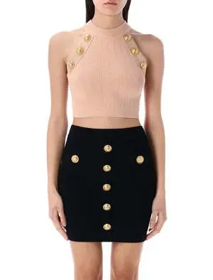 Balmain Knit Halterneck Top