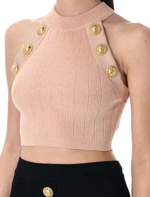 Balmain Knit Halterneck Top