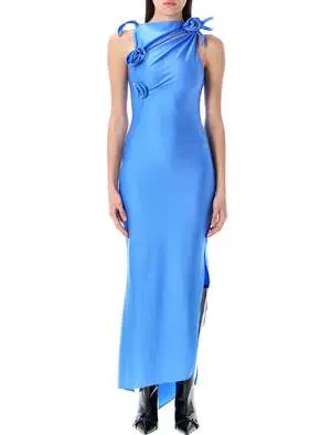 Coperni Asymmetric Flower Gown