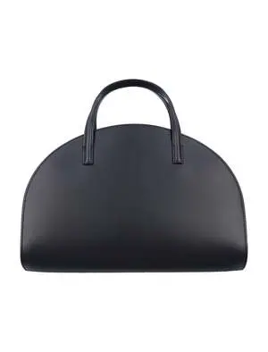A.p.c. Demi Lune Leather Tote