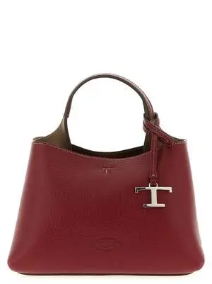 TOD'S Micro Leather Handbag - Red