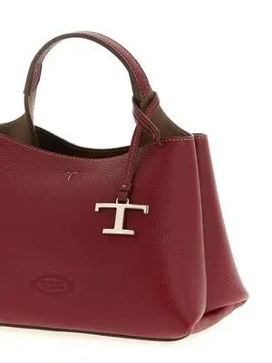 TOD'S Micro Leather Handbag - Red