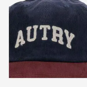 AUTRY Velvet Baseball Cap - Red