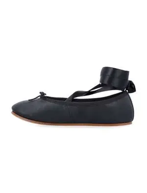 Repetto Ballerina Flats With Tie Fastening