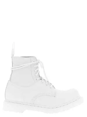 MAISON MARGIELA 1460 Twist Combat Boots - White