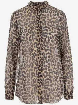 Aspesi Animal Print Tops