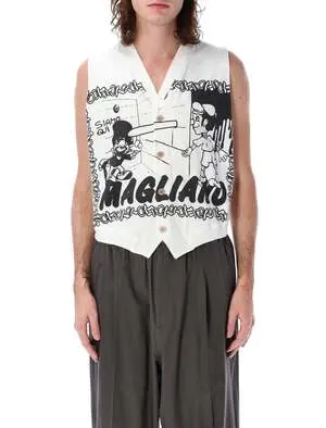MAGLIANO Printed Sleeveless Top