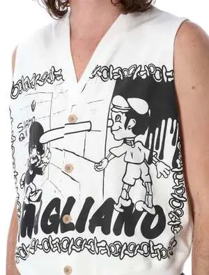 MAGLIANO Printed Sleeveless Top