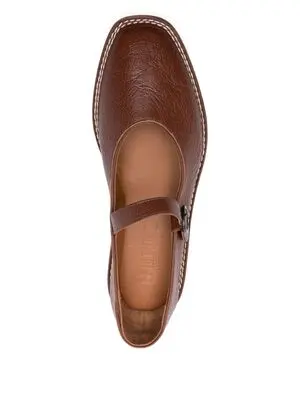 Hereu Brava Leather Ballerinas