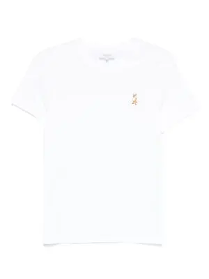 Maison Kitsuné Lady Fox Cotton T-shirt - White