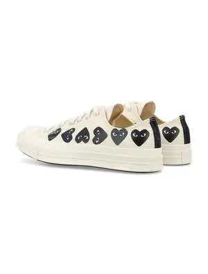 COMME DES GARCONS CONVERSE Comme Des Garcons X Converse Multi Heart Low Top Sneakers