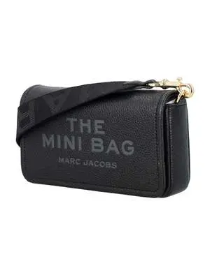 Marc Jacobs Full Grain Leather Mini Bag - Black