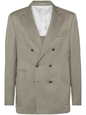 Brunello Cucinelli Silk And Linen Jacket