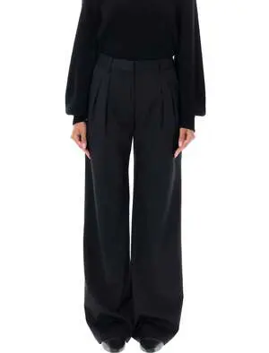 LOULOU High-waisted Wide-leg Trousers