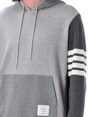 Thom Browne Tonal Mix Hoodie