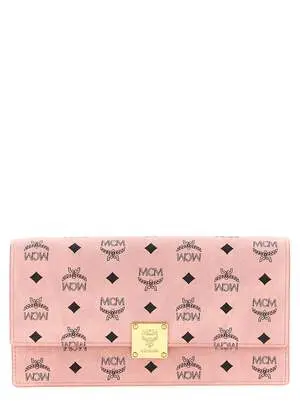 Mcm Aren' Wallet On Chain - Pink