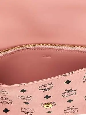 Mcm Aren' Wallet On Chain - Pink