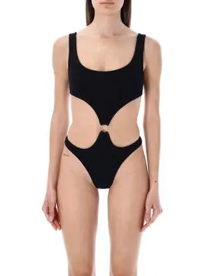 REINA OLGA Stretch Augusta Swimsuit - Black