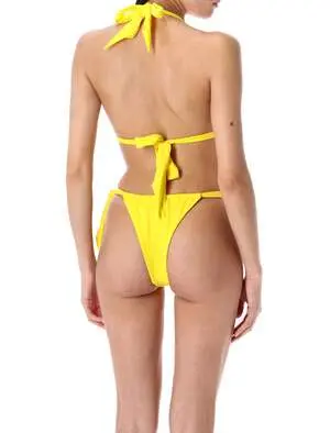 LET'S SWIM Sea Clothing Bikini Top - Yellow