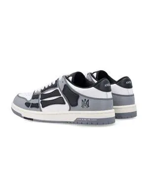 Amiri Varsity Skel Top Low Sneakers - Black