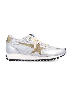 GOLDEN GOOSE Running Marathon Sneakers - Silver