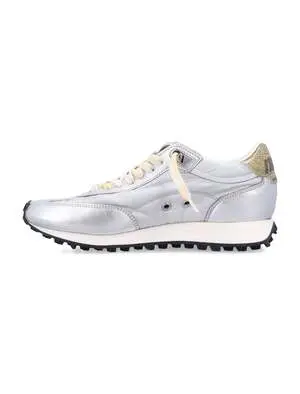 GOLDEN GOOSE Running Marathon Sneakers - Silver