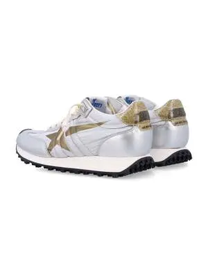 GOLDEN GOOSE Running Marathon Sneakers - Silver