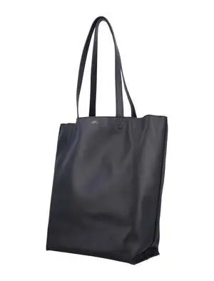 A.p.c. Leather Cabas Maiko Tote Bag