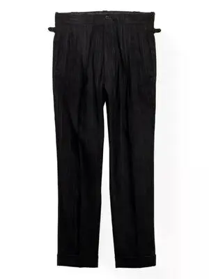 Prada Pinstripe Pleated Trousers