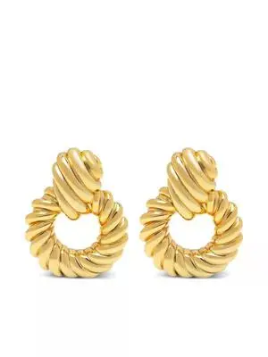 NIALAYA JEWELRY 18kt Yellow Twisted Rope Earrings - Gold