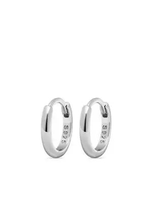 NIALAYA JEWELRY Sterling Hoop Earrings - Silver