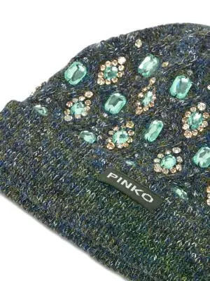 Pinko Jewel-embellished Beanie