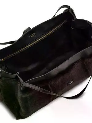 FERRAGAMO Mink-effect Leather Tote