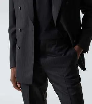 Givenchy Pinstripe Wool Straight Pants