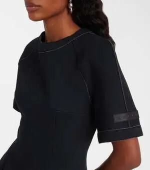 Marni Cotton-blend Jersey Midi Dress