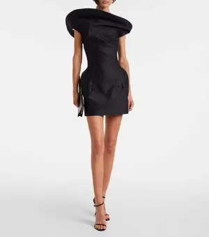 Magda Butrym Asymmetric Corset Cotton Dress