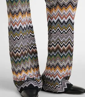 Missoni Zigzag High-rise Flared Pants