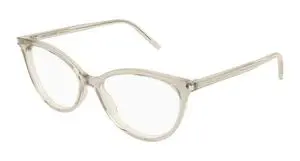 Saint Laurent Acetate Eyeglasses - Yellow Yellow Transpa