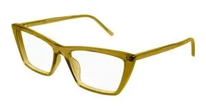 Saint Laurent Saint Laurent Full Rim Eyeglasses Green Green Transpare