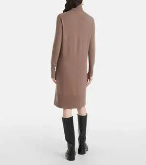 JOSEPH Cashmere Turtleneck Midi Dress